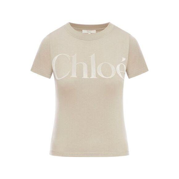 Chloe` | Sweaters | Chloe Women Velvet Logo Tshirt | Poshmark